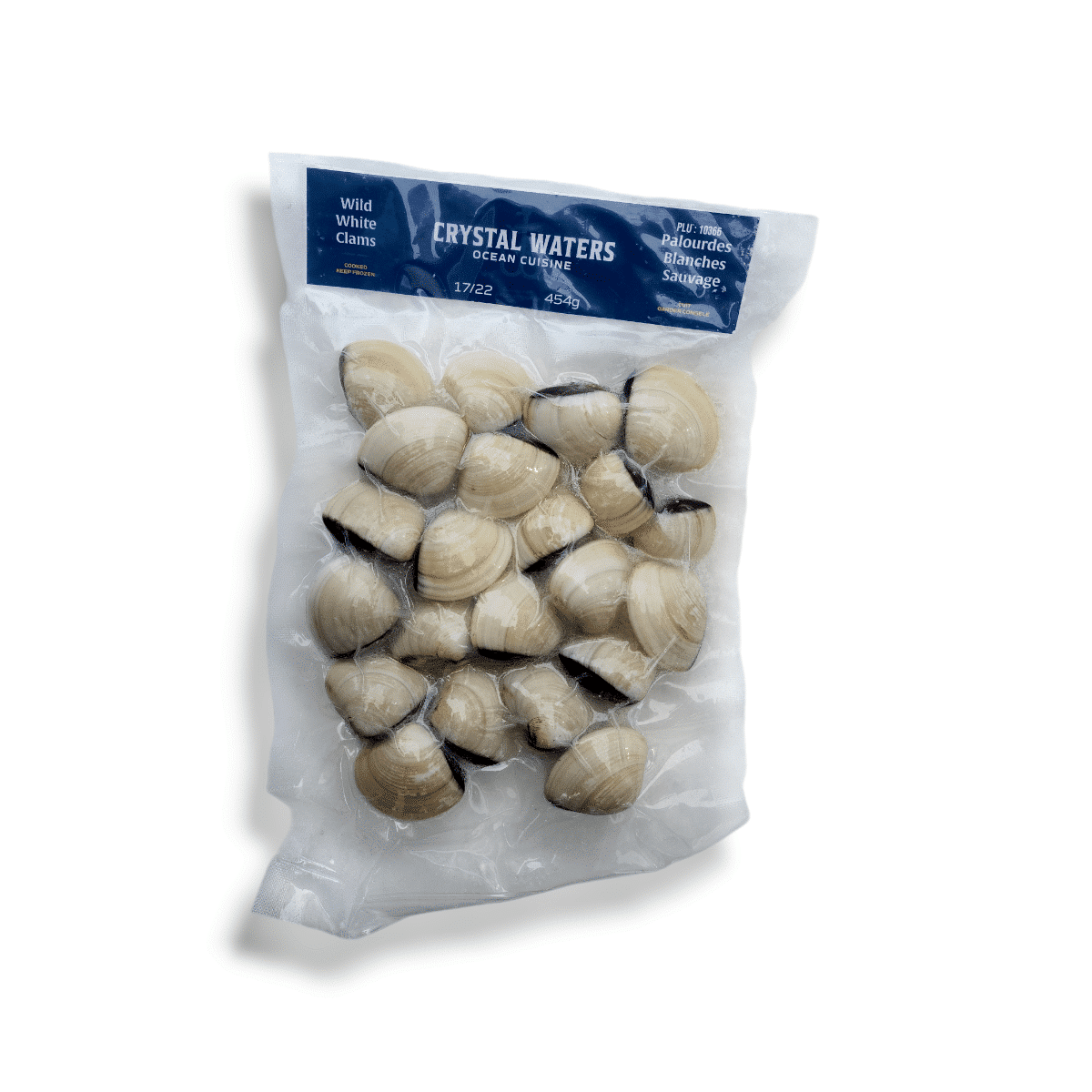 Crystal Waters Ocean Cuisine Wild White Clams 17/22 (454g) – Falcon ...