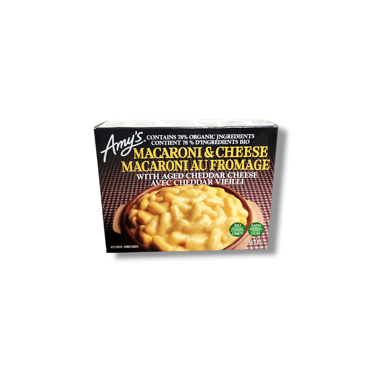 Amy’s Organic Macaroni & Cheese Aged Cheddar Cheese (255g) – Falcon ...